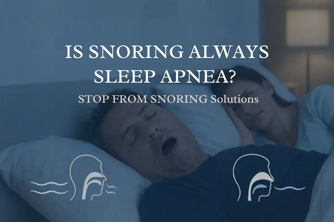 Stop from Snoring – When It’s Just Snoring vs Sleep Apnea - Sleepap