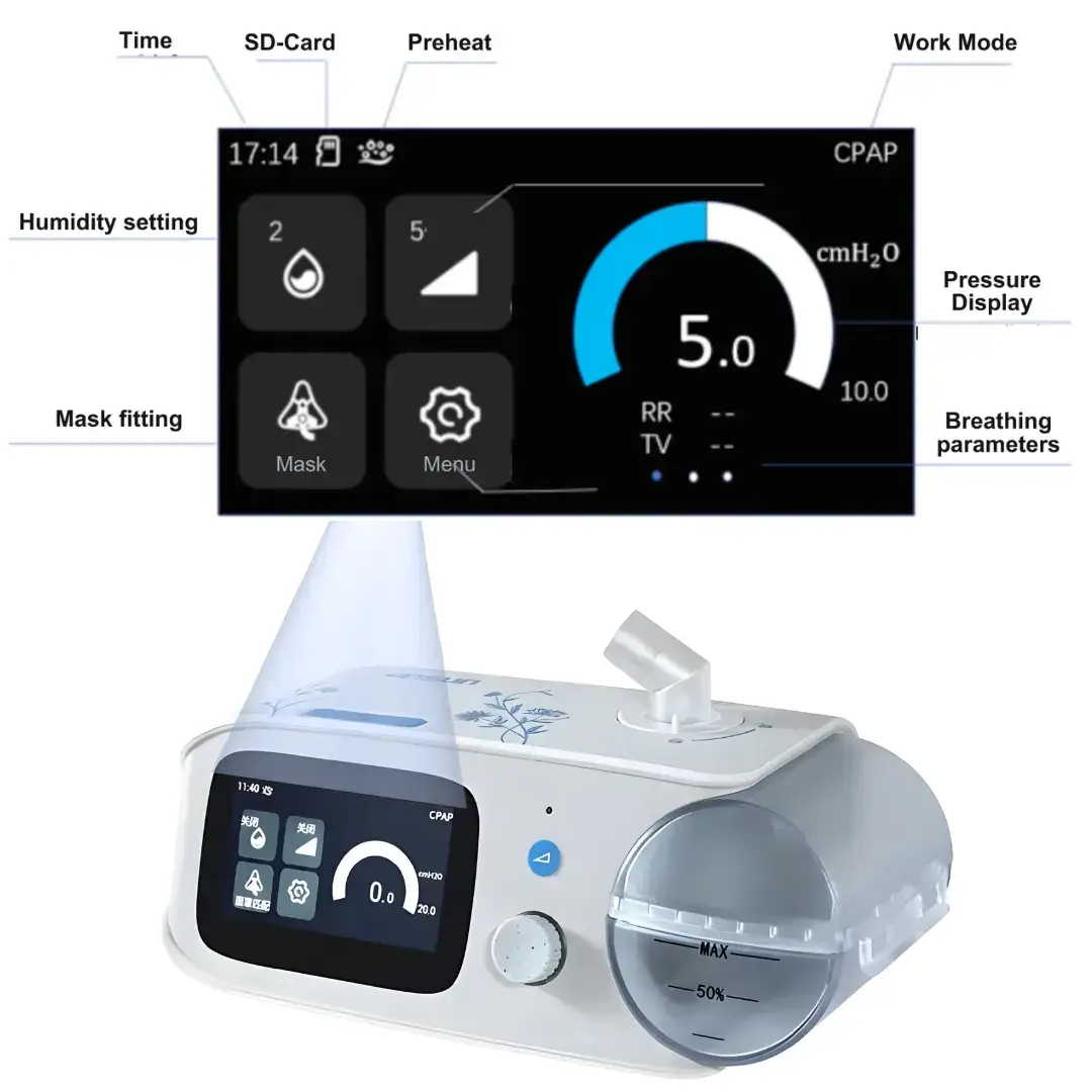 Auto CPAP Machine HA20 | Smart Sleep Therapy at Home & Travel - Sleepap