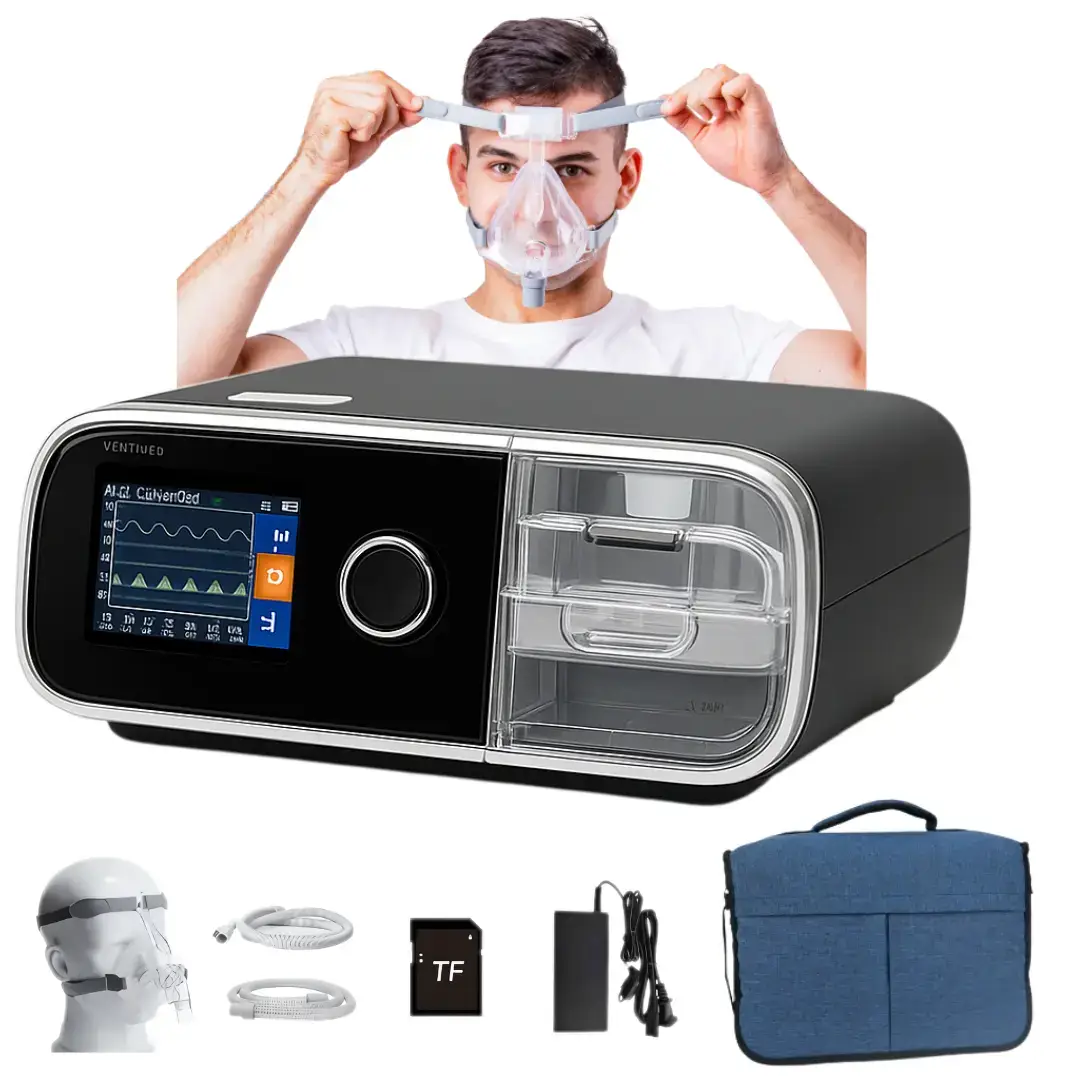 Auto Smart BiPAP Machine Sleep Therapy Device – 22dB Ultra-Quiet with ...